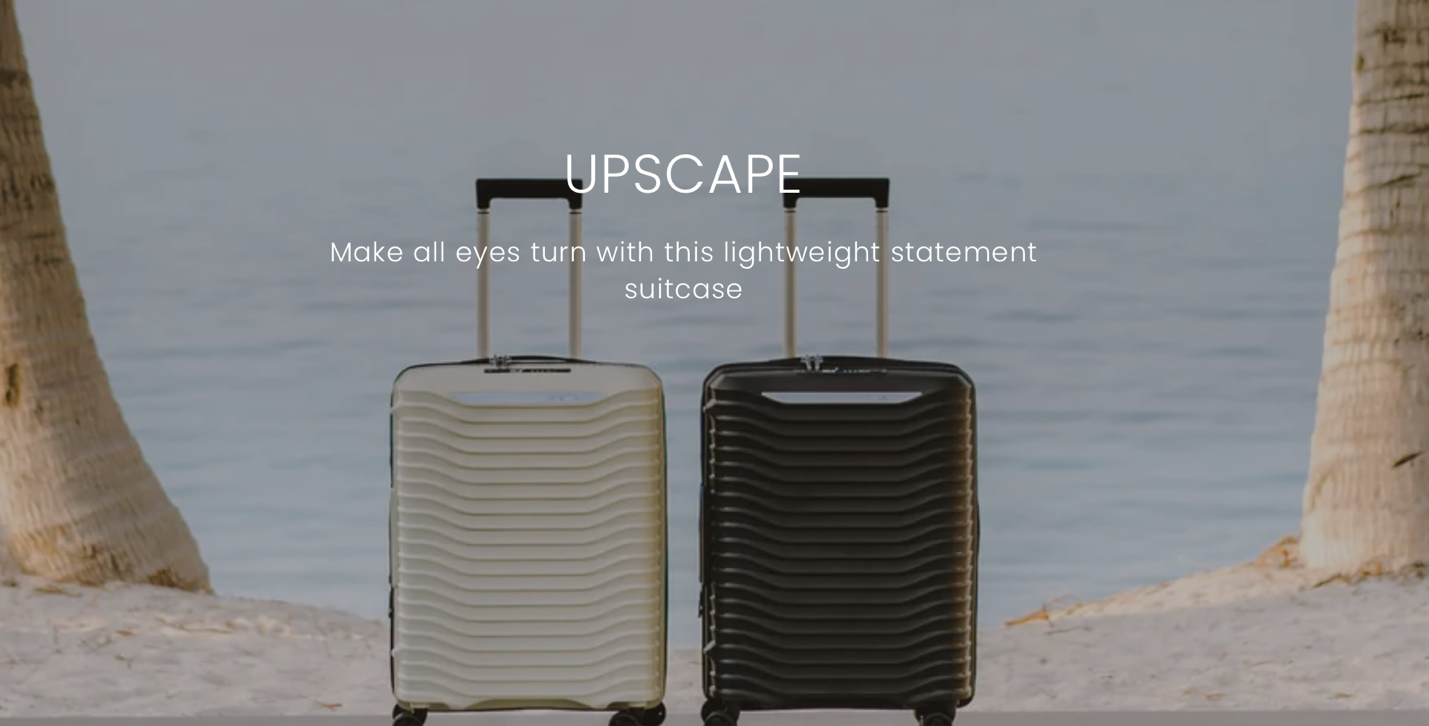 Strong, Light And Expandable Samsonite Upscape Luggage